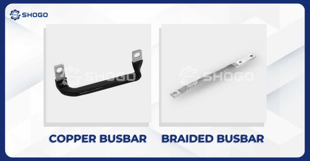 Compare Copper Bus Bars and Braided Copper Bus Bars - Shogo
